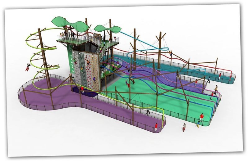 Fly-Track, three dimensional zipwires - Amusement Logic