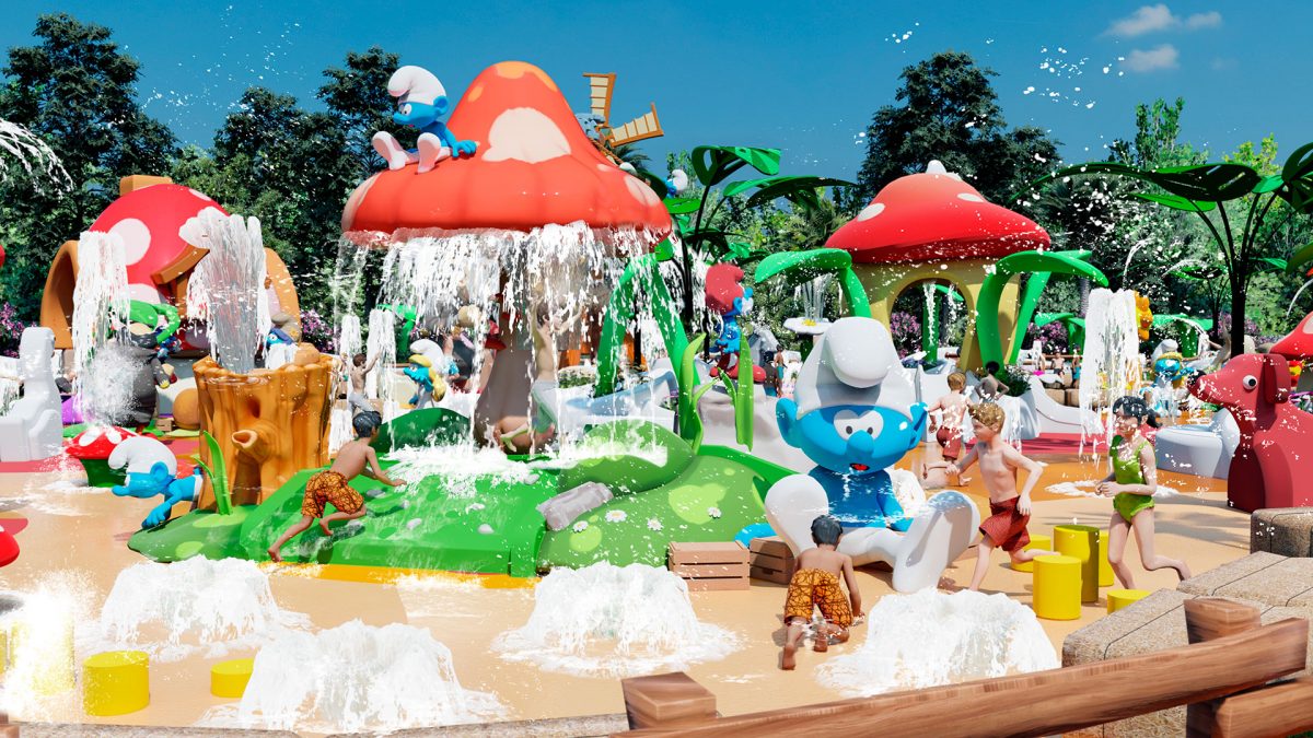 Bringing a new blue adventure: Smurf Splash Pad – Amusement Logic