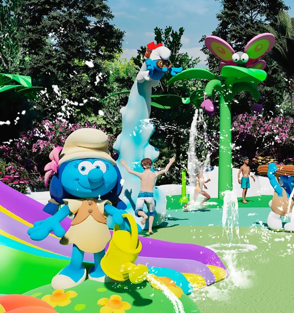 Bringing a new blue adventure: Smurf Splash Pad – Amusement Logic