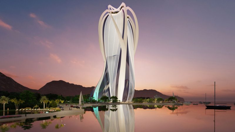 A sustainable mixed-use skyscraper by the sea – Amusement Logic
