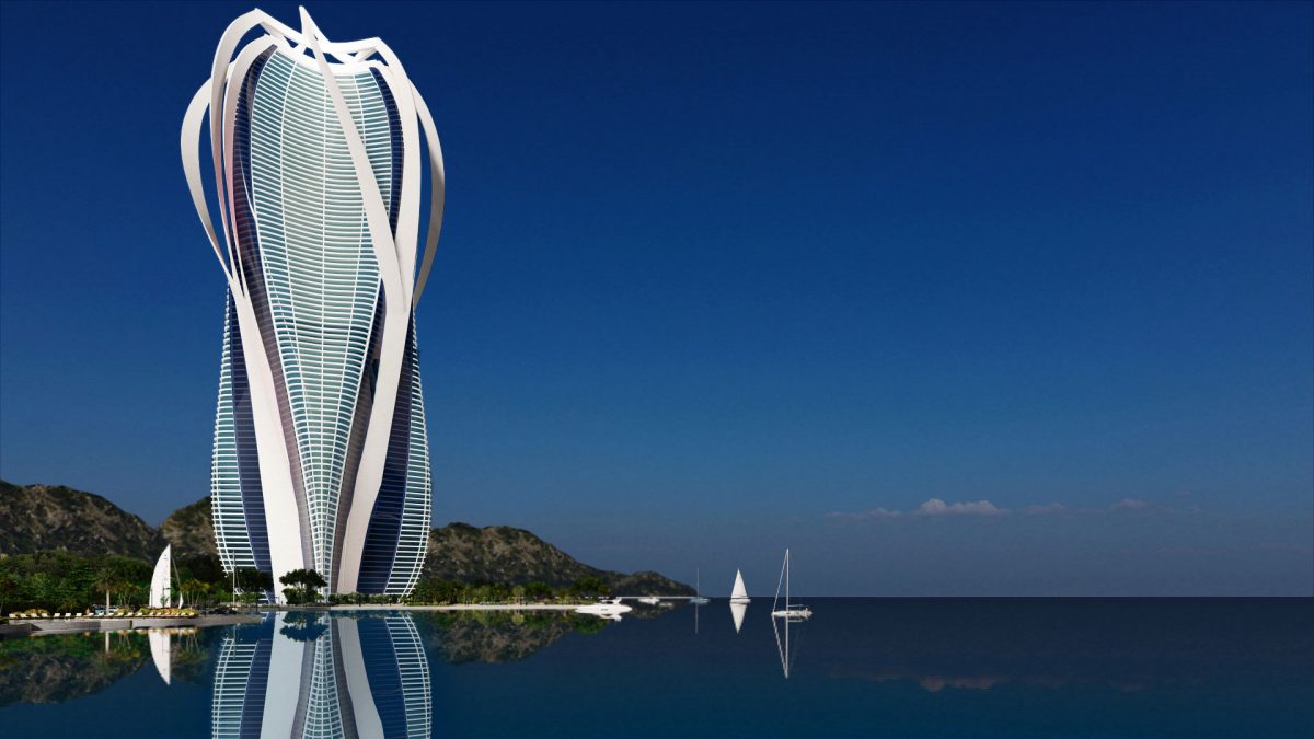 A sustainable mixed-use skyscraper by the sea – Amusement Logic