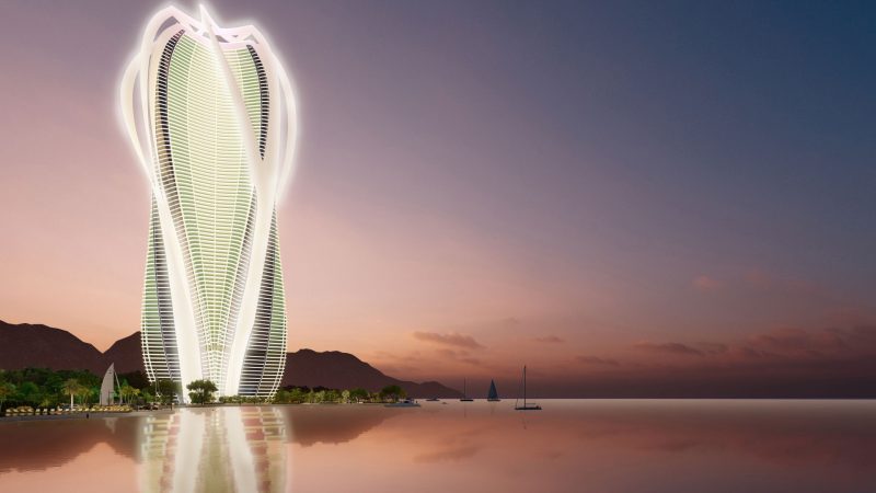 A sustainable mixed-use skyscraper by the sea – Amusement Logic