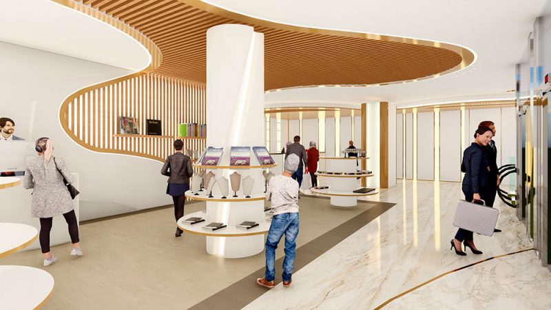 Versatile and fluid interior design – Amusement Logic