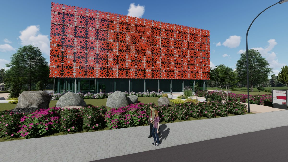 Façade inspired by the art of paper-cutting – Amusement Logic