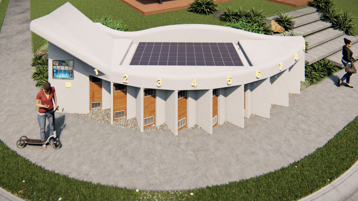 Modular design of parking and recharging units for scooters – Amusement ...