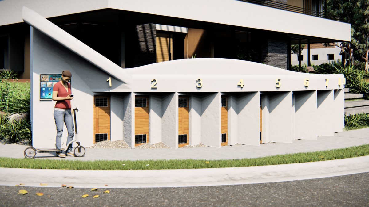 Modular design of parking and recharging units for scooters – Amusement ...