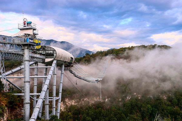 Russia’s longest pedestrian bridge in Sochi – Amusement Logic