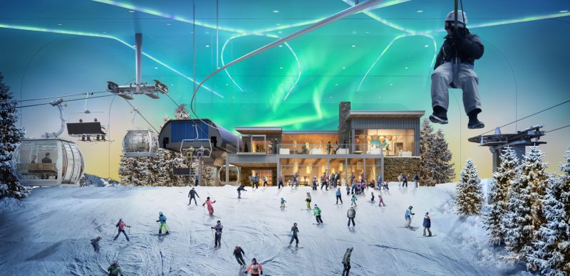 One of the world’s largest ski slopes at Mall of Saudi, Saudi Arabia ...