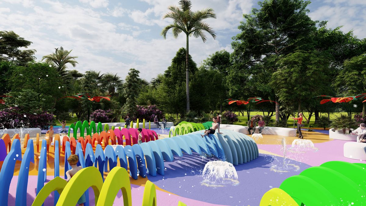 Maze SplashPad – Amusement Logic