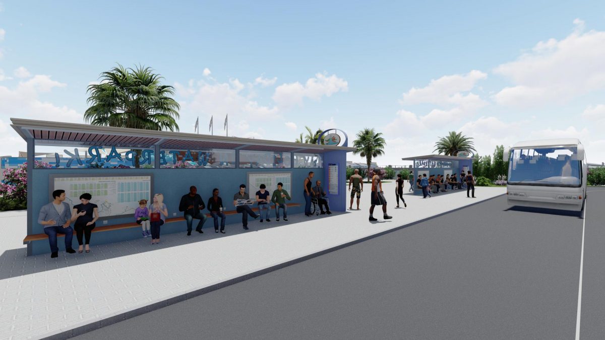 Playful bus stops – Amusement Logic