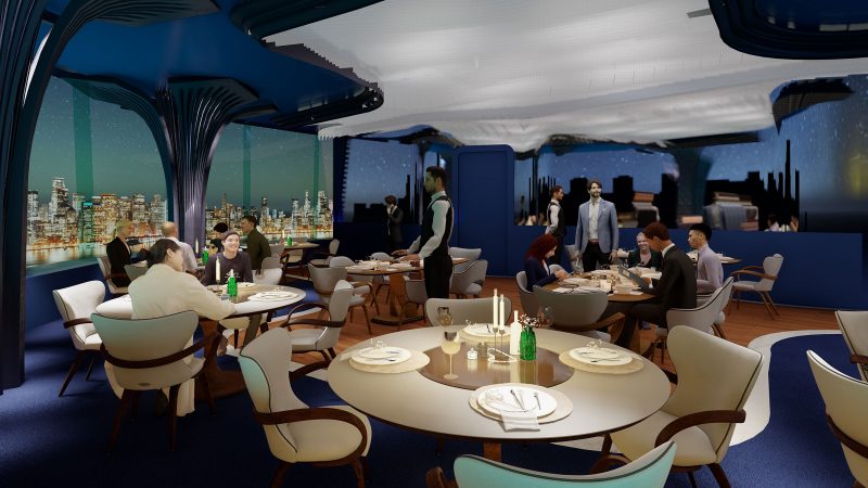 Interior design of a luxury restaurant – Amusement Logic