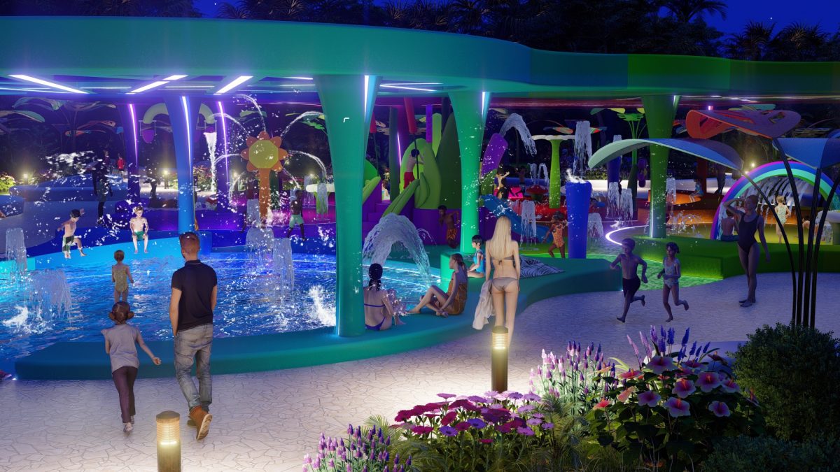 Modular Canopy Splash Pad – Amusement Logic