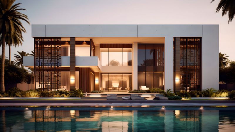 Luxury villas, a reinterpretation of traditional Arabic architecture ...