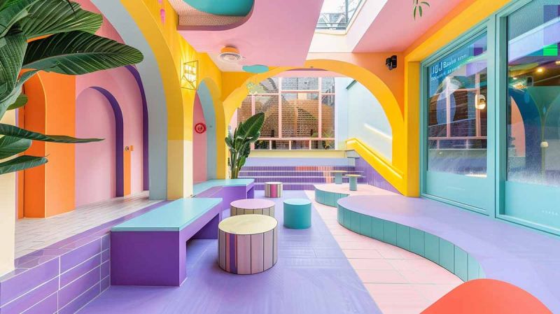 Juicy interior design for a juice shop – Amusement Logic