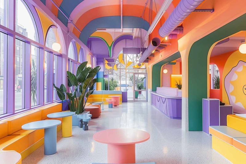 Juicy interior design for a juice shop – Amusement Logic