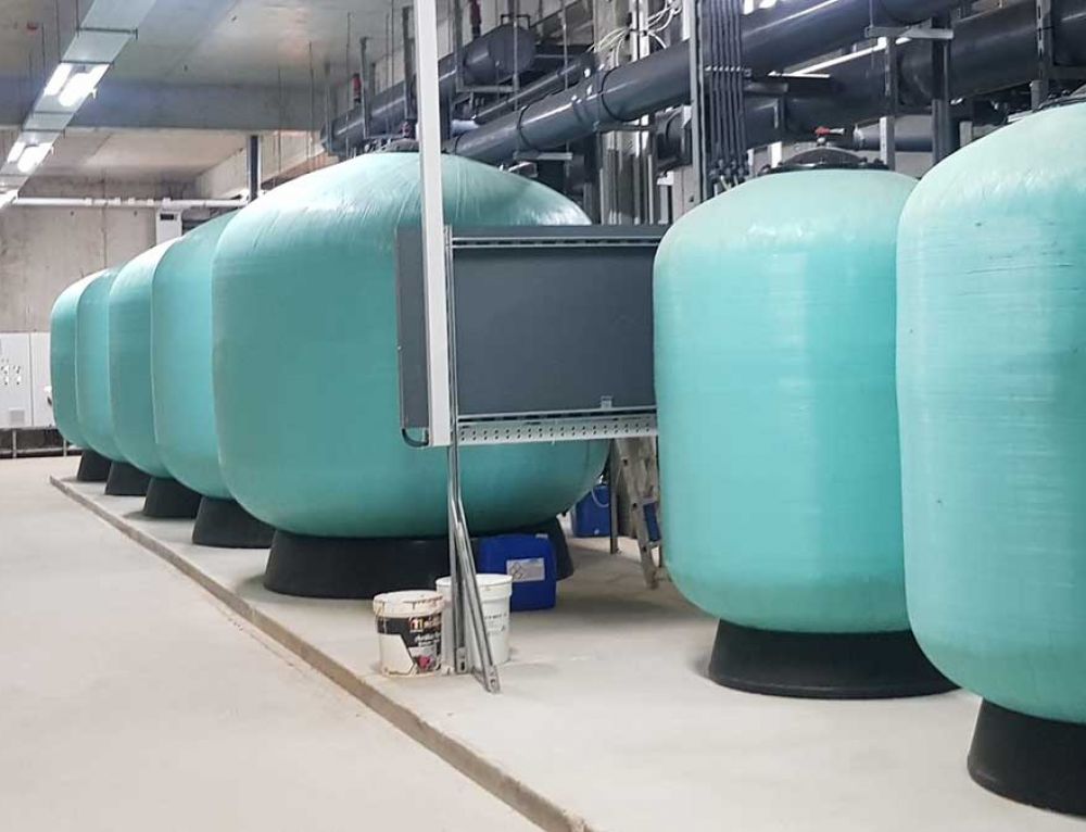 Design of technical rooms in water parks