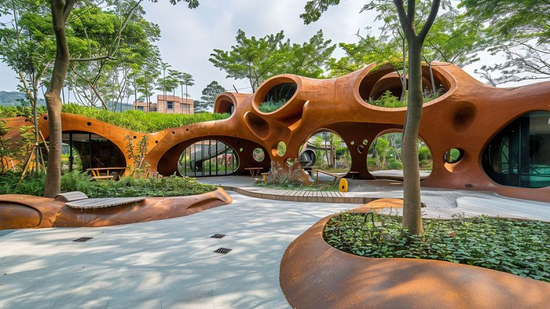 Ant-hill, design of a children’s playground – Amusement Logic