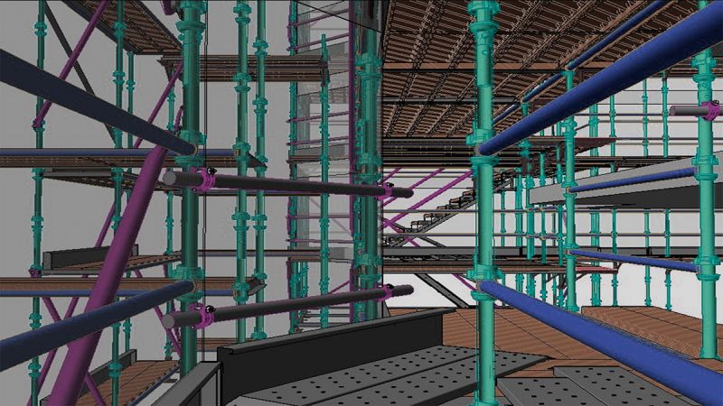BIM methodology applied to scaffolding design – Amusement Logic