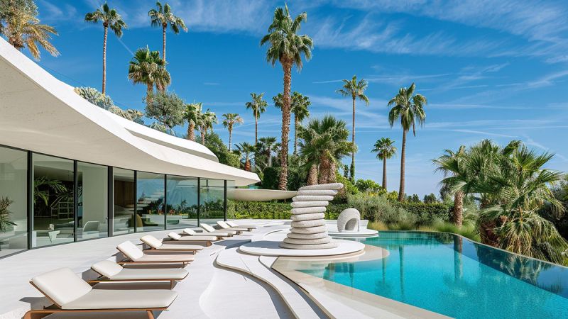 A villa with infinity pool – Amusement Logic