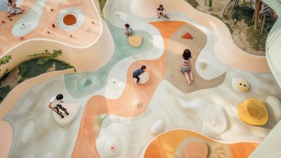 Curved flooring design for children’s playgrounds – Amusement Logic