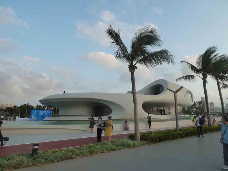 Construction with prefabricated formwork: Wormhole Library – Amusement ...