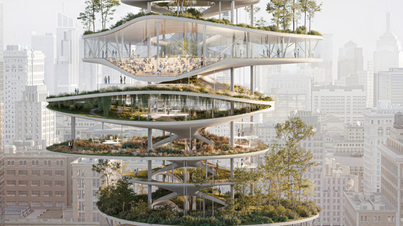 EDEN Tower: a new narrative in architecture, or “ecological programming”.