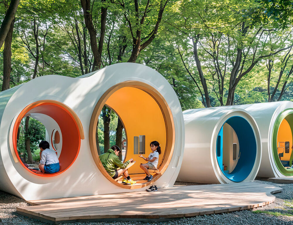 Curved flooring design for children’s playgrounds - Amusement Logic