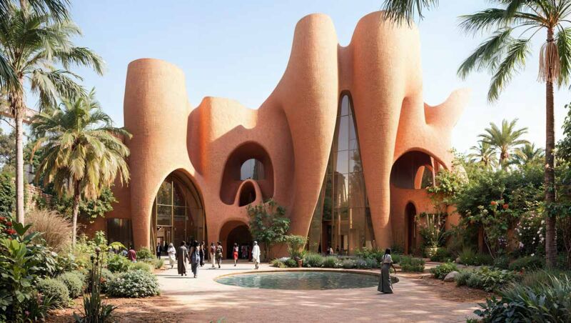 Contemporary reinterpretation of African architecture