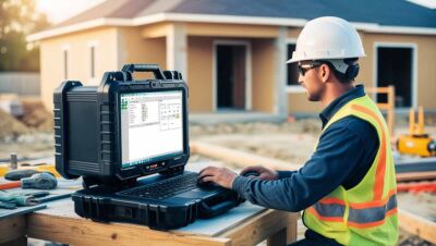 Digital on-site management of a construction project: BIM stations