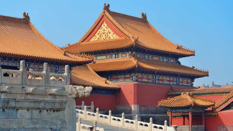 Pitched roofs in oriental architecture