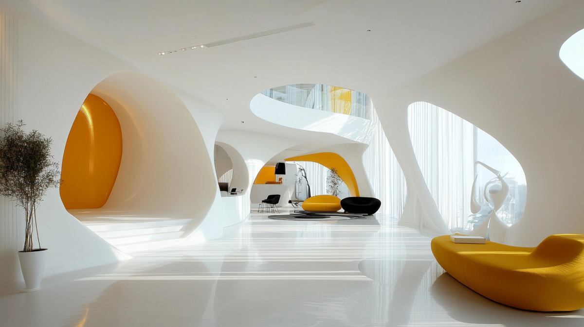An interior design of contrasts, personal and non-transferable