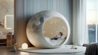 Moon bed; sleeping among the stars