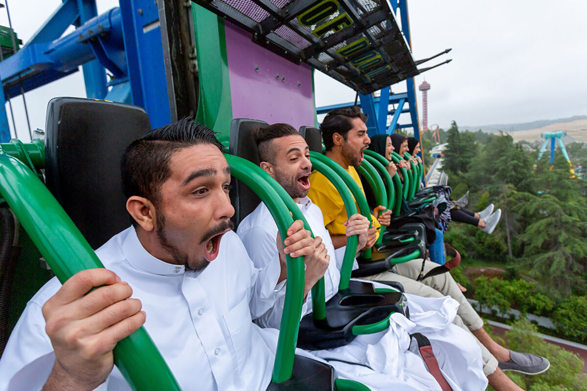 Amusement Logic at Six Flags Qiddiya: a major theming project