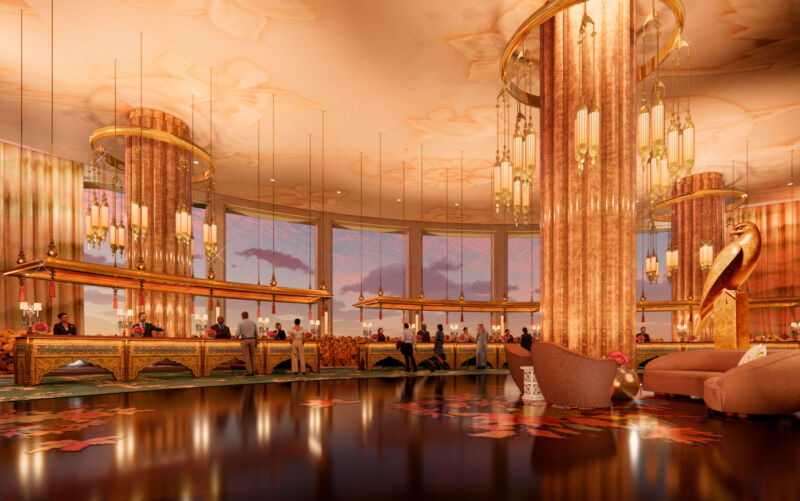 Enclave, a high-luxury hotel project on Wynn Al Marjan Island, United ...